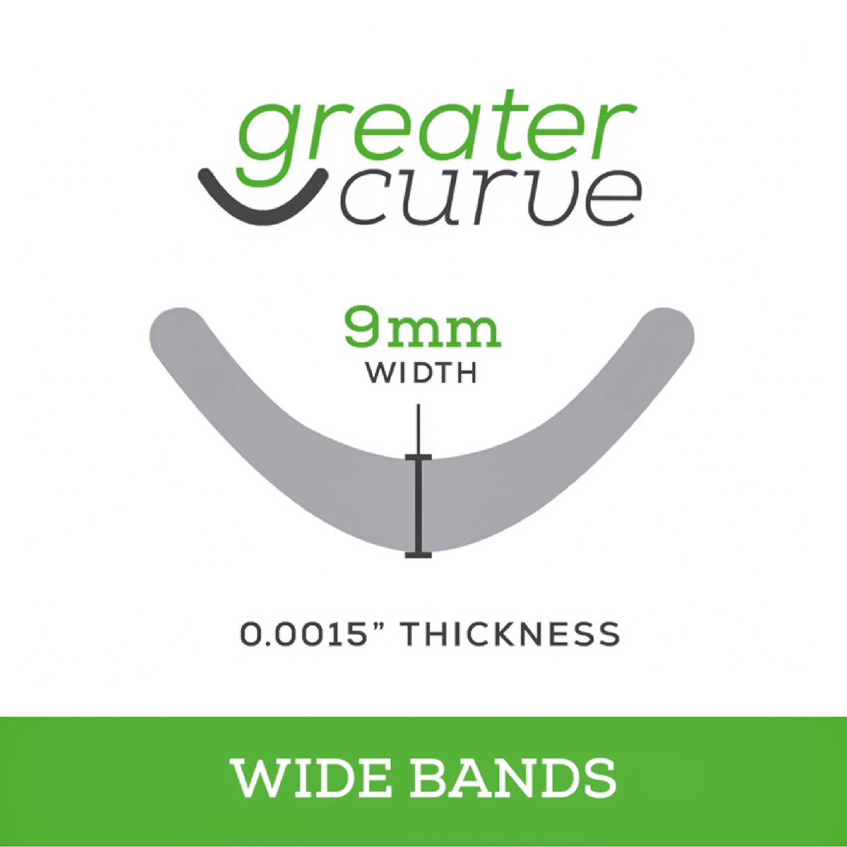 Official Greater Curve Stainless Steel Wide Bands in the UK – Drecomposite